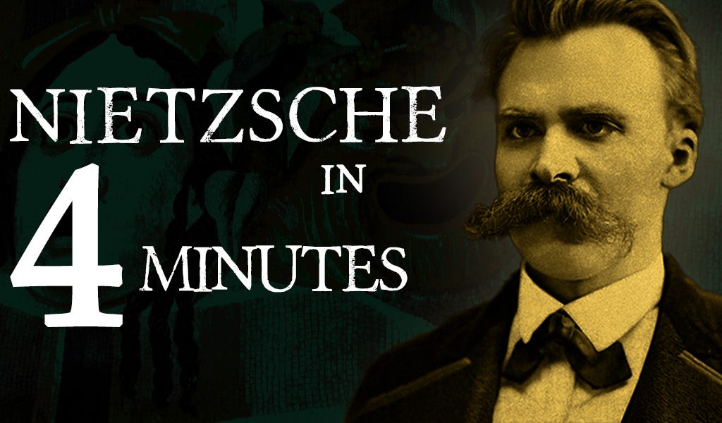 Nietzsche in 4 Minutes - The Living Philosophy
