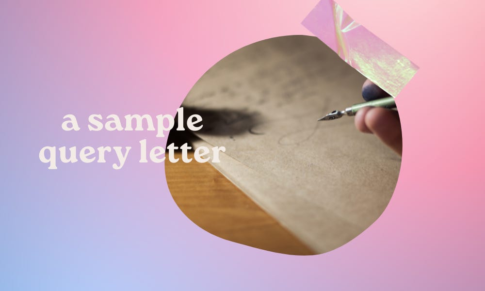 The query letter I used to pitch my novel to literary agents