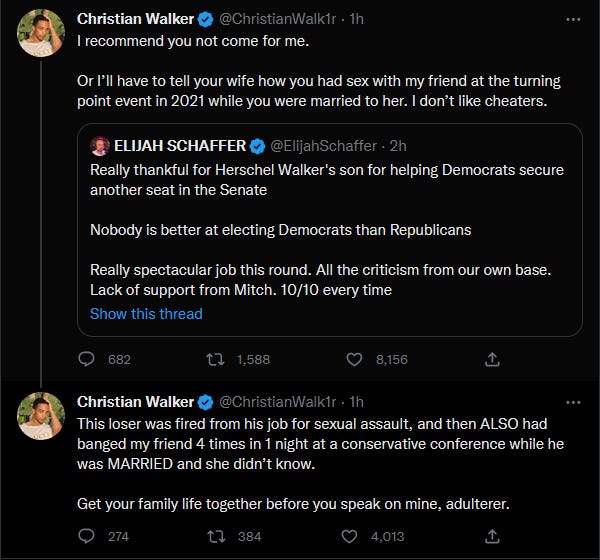 Elijah Schaffer Accused of Cheating On His Wife