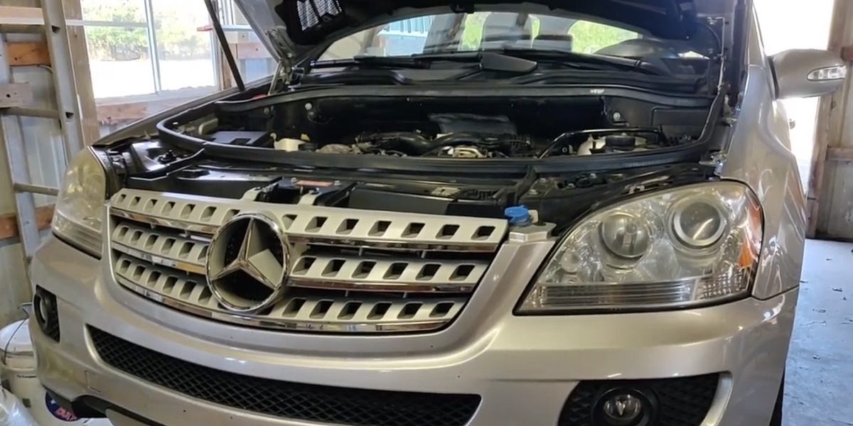 ML320 Oil Level Sensor Replacement - by Mark-A-Billy