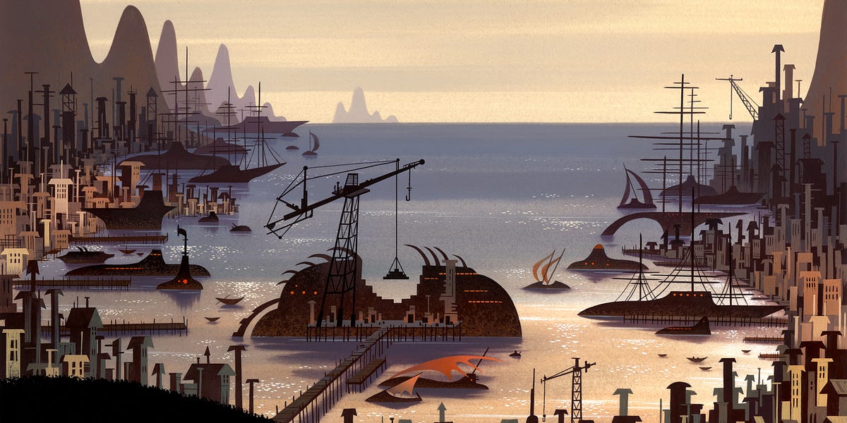 How They Painted the 'Samurai Jack' Backgrounds