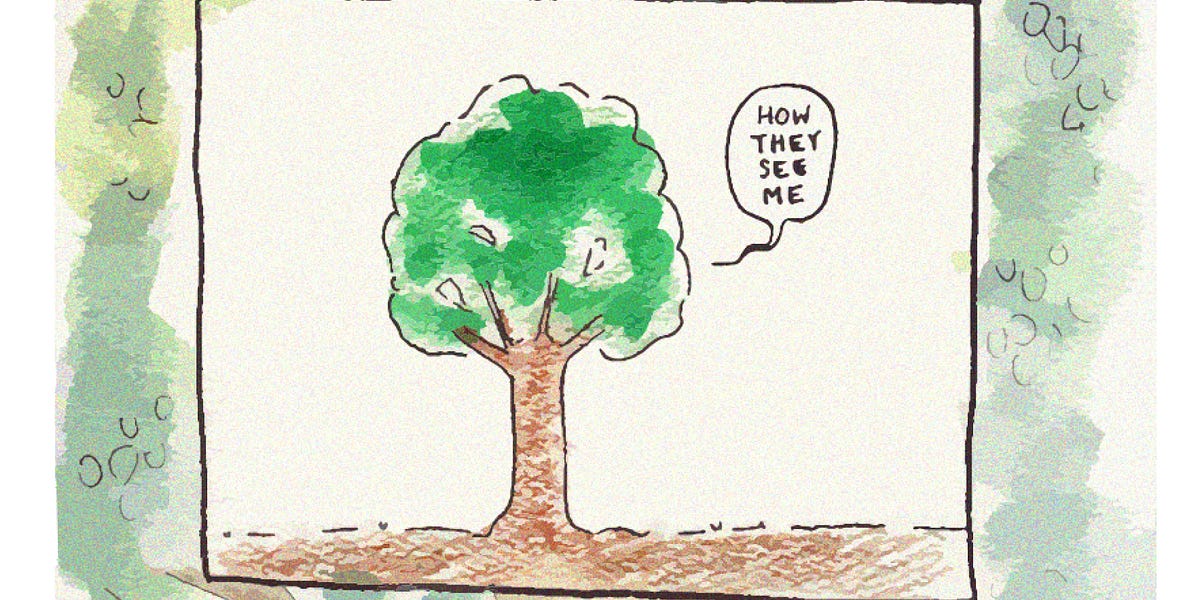 tree perception - Cattails Comix