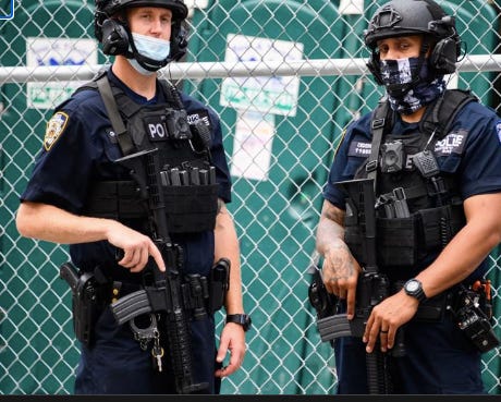 NYPD needs another billion dollars to catch crazy guy with stick.