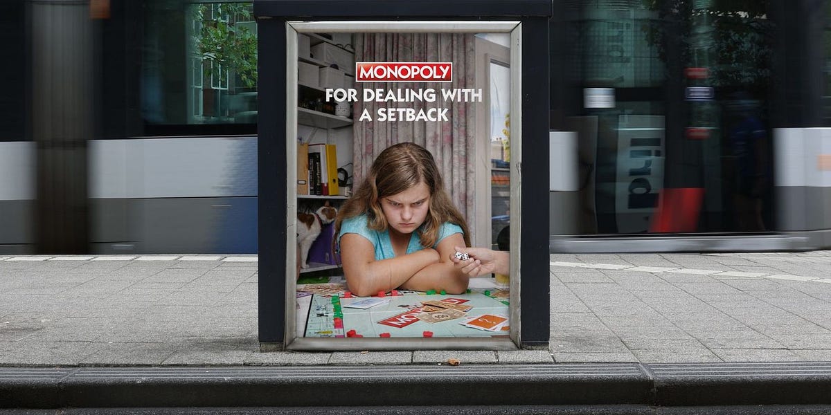 Monopoly flipped the board - The Idea Swipe File