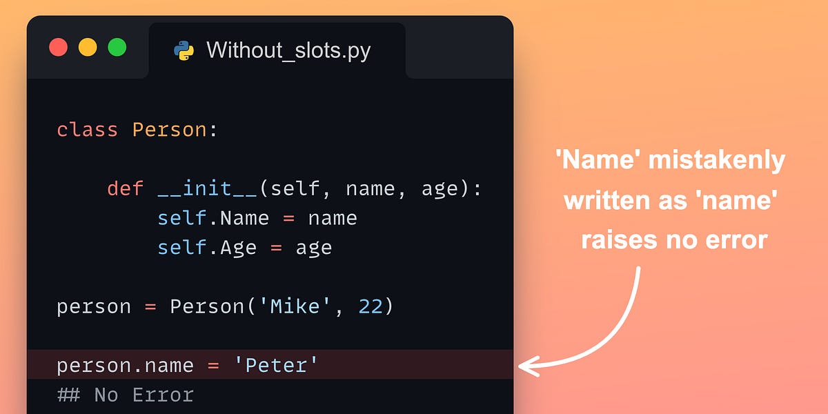 Use Slotted Class To Improve Your Python Code