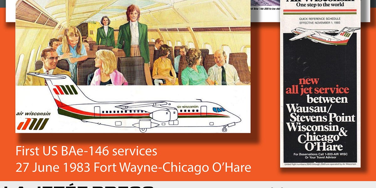 Air Wisconsin Launches the First US BAe-146 Services