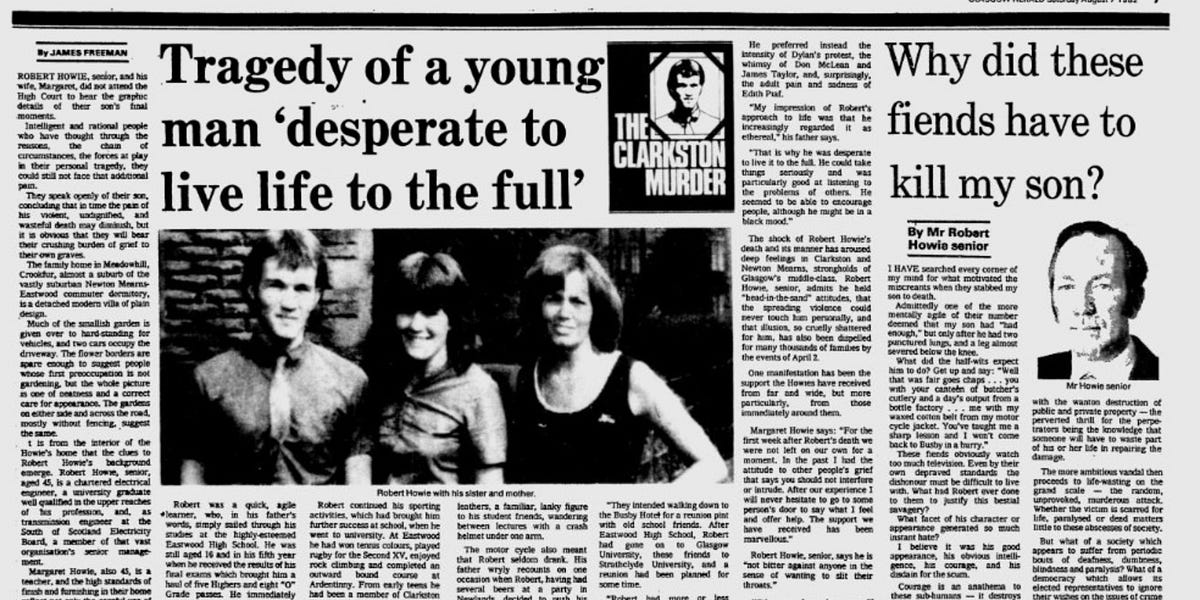 In Memory of Robert Howie - by Ostap Melnick - Dilettante