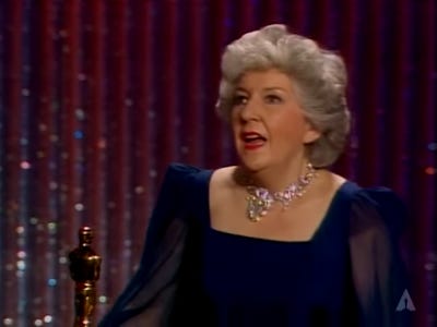 Maureen Stapleton as Emma Goldman in Reds - by Andrew