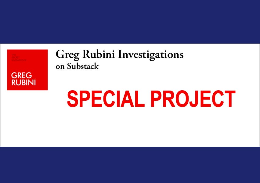 Special Project - Greg Rubini Investigations