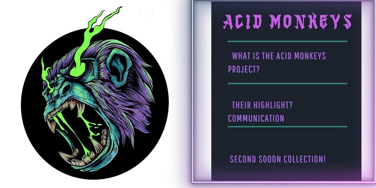 🎁 Special Acid Monkey edition - by NFT Paradize