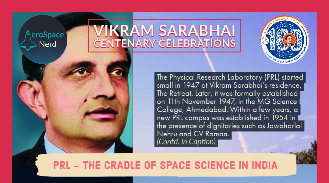 PRL - The Cradle of Space Science in India