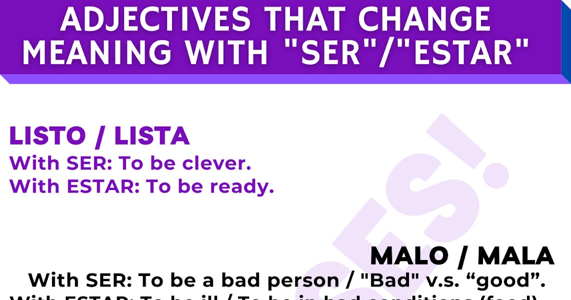 Issue #027 -- Exercises! -- Five more adjectives that take a different ...