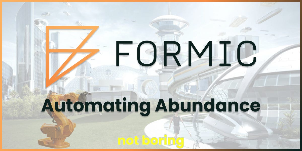 Formic: Automating Abundance