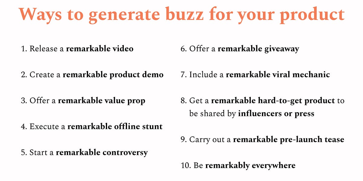 Generating buzz - by Lenny Rachitsky - Lenny's Newsletter