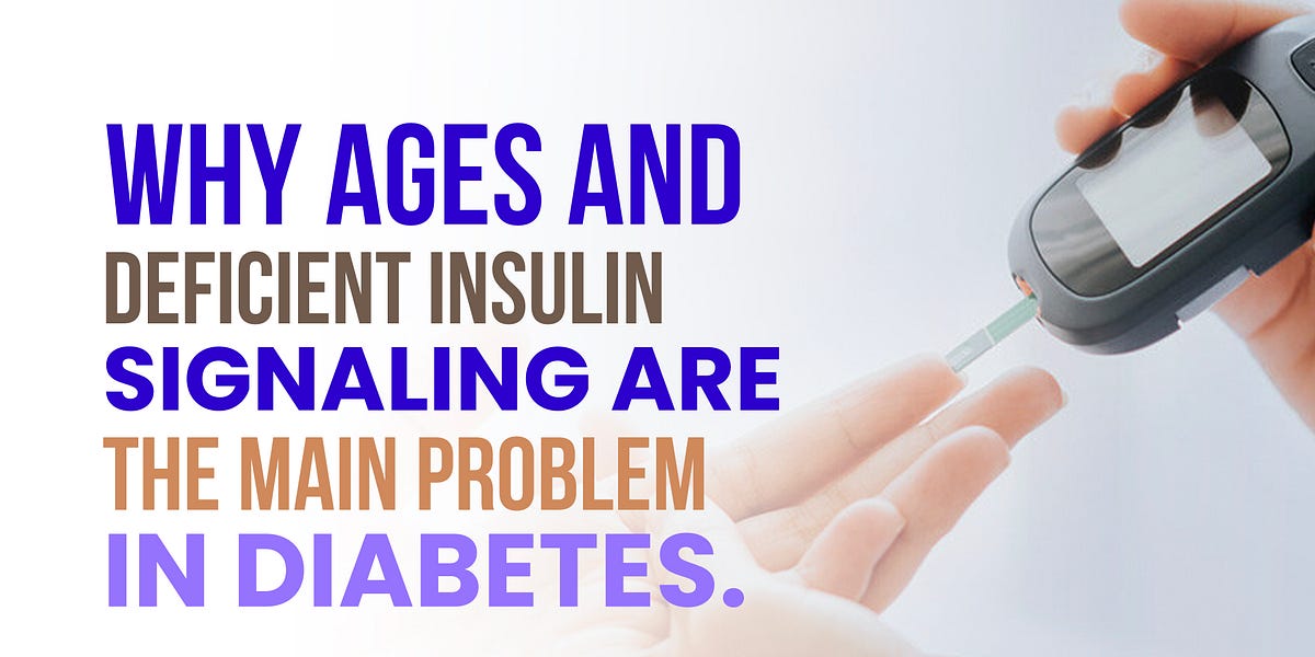 089: Why AGEs and deficient insulin signaling are the main problem in ...