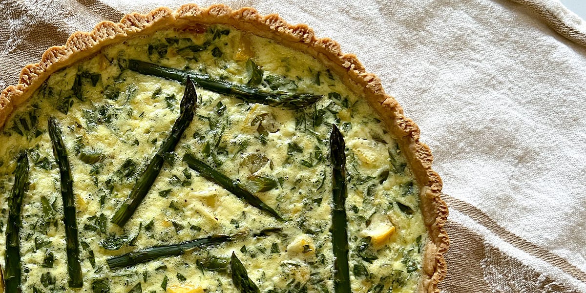 Asparagus-Lemon Quiche: Because it’s Easter, because it’s spring ...