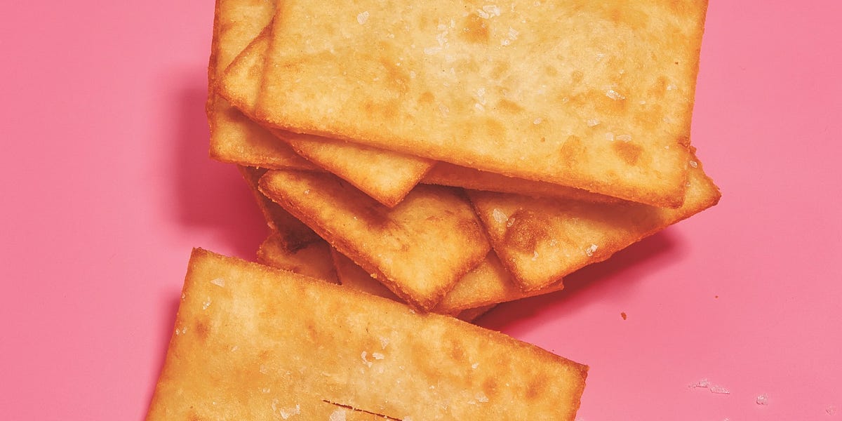 Fried potato crackers for a Happy Hanukkah