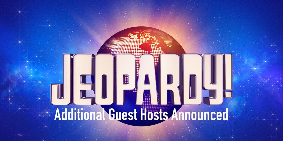 Jeopardy! Guest Hosts Jump The Shark - by Brian Griffiths