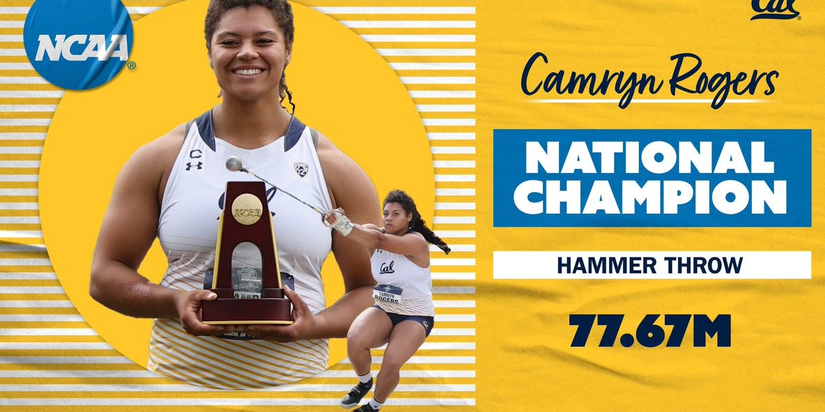 Camryn Rogers again set a new collegiate hammer throw record to three ...