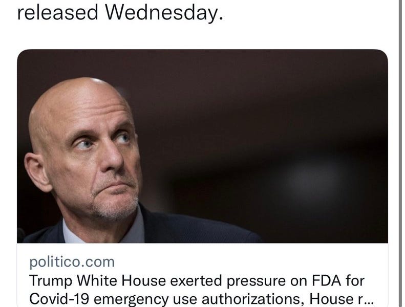 The Naive & Narcissistic Mister Operation Warp Speed Is About To Get ...