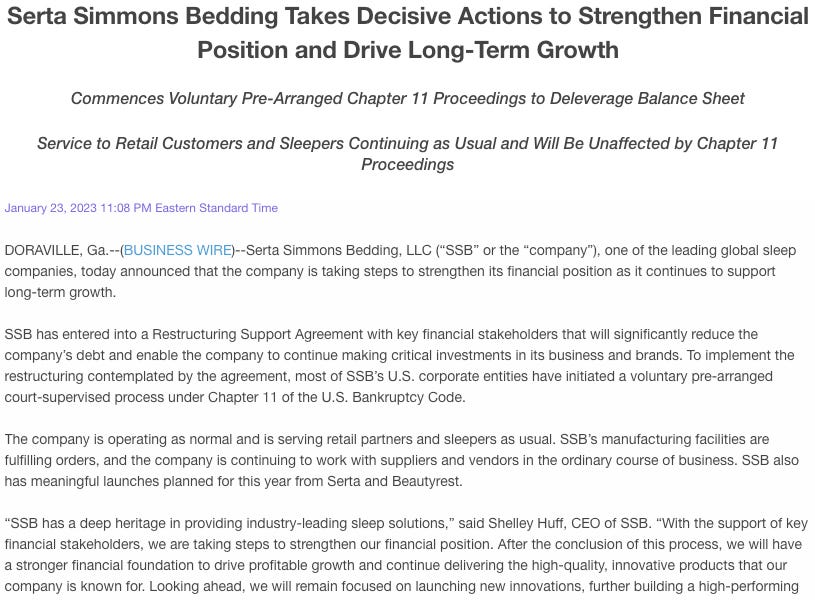 💥Another Failed Liability Management Exercise💥