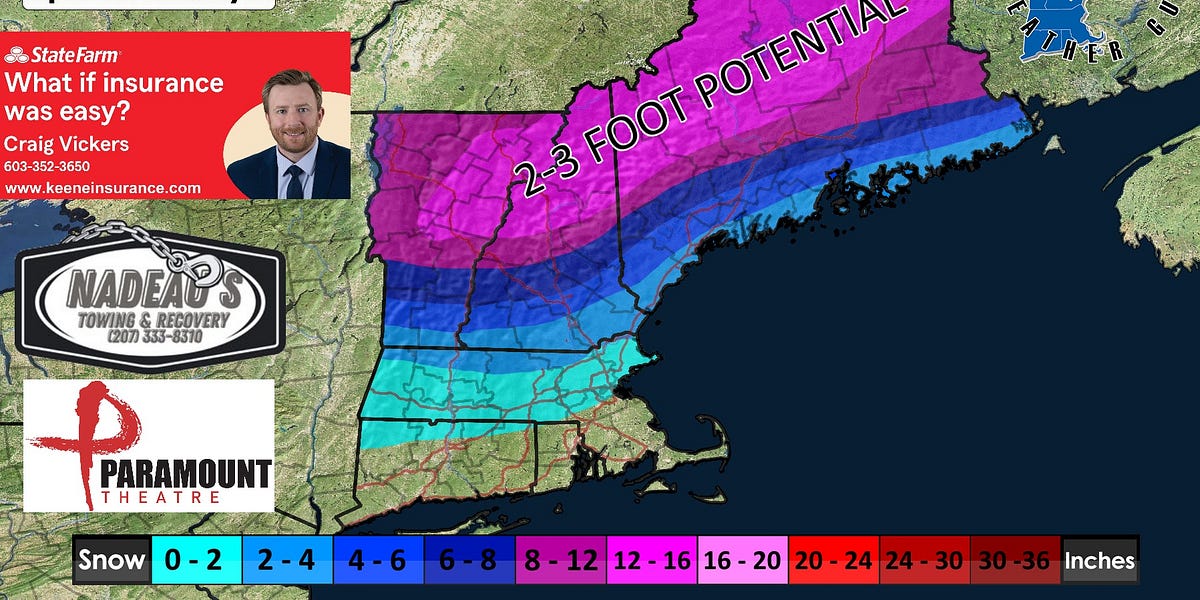 Saturday Update - New England Weather Guy