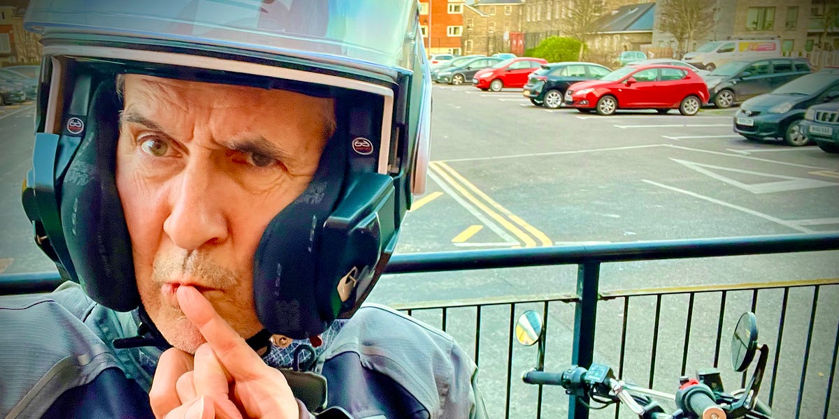 Bikes, bumps ... and a riddle - by stan cullimore