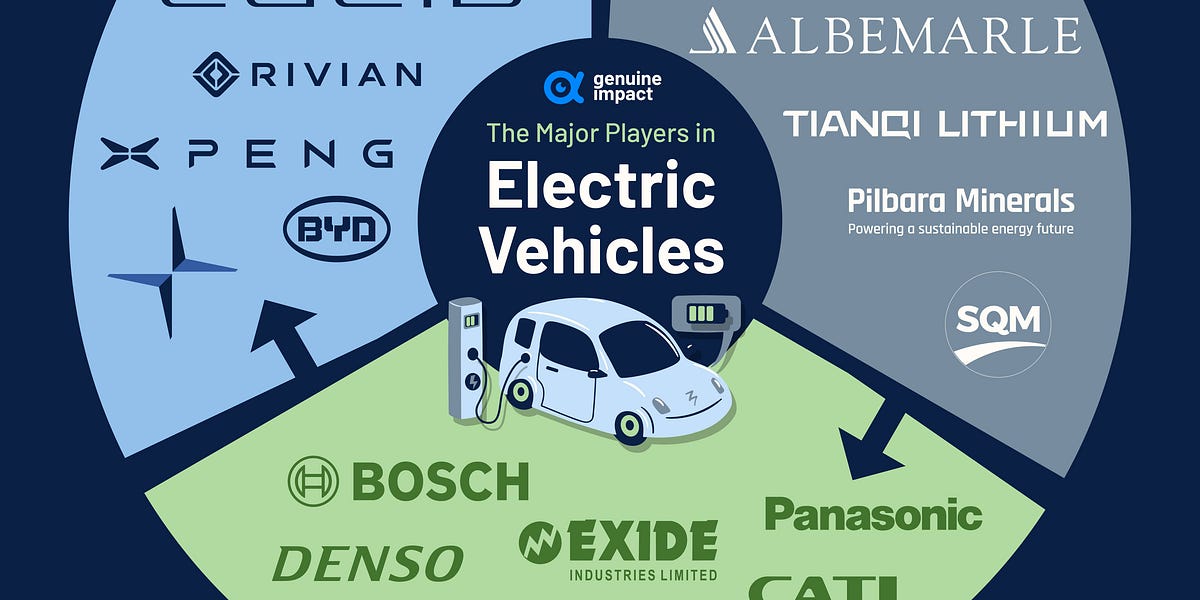 Mapping out key players in EVs