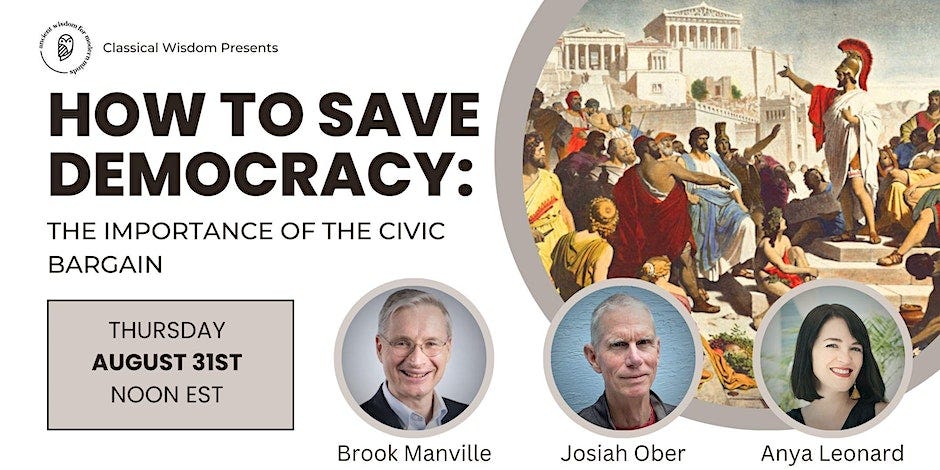 How to Save Democracy - Classical Wisdom