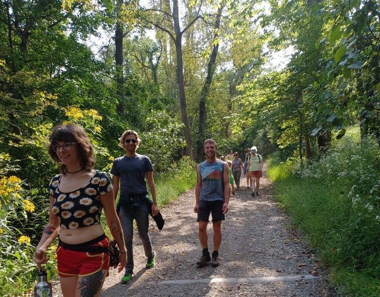 Sangha walks - by Catherine Gammon and Varun Ravindran