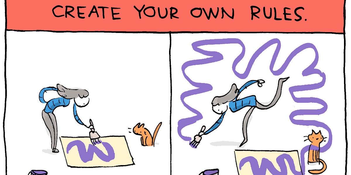 12 Rules for Creativity - by Grant Snider