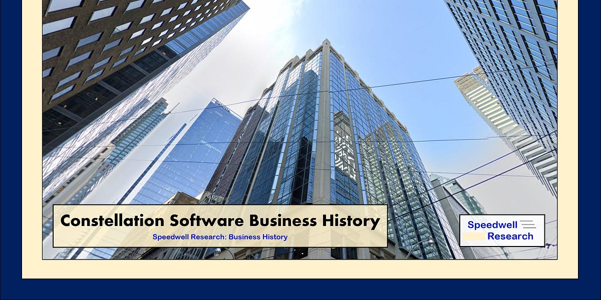 Constellation Software Business History