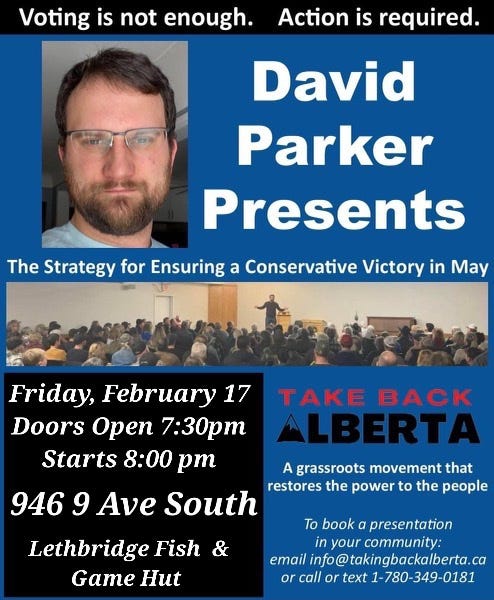 TBA David Parker - by Chelle - Freedom Hub Lethbridge