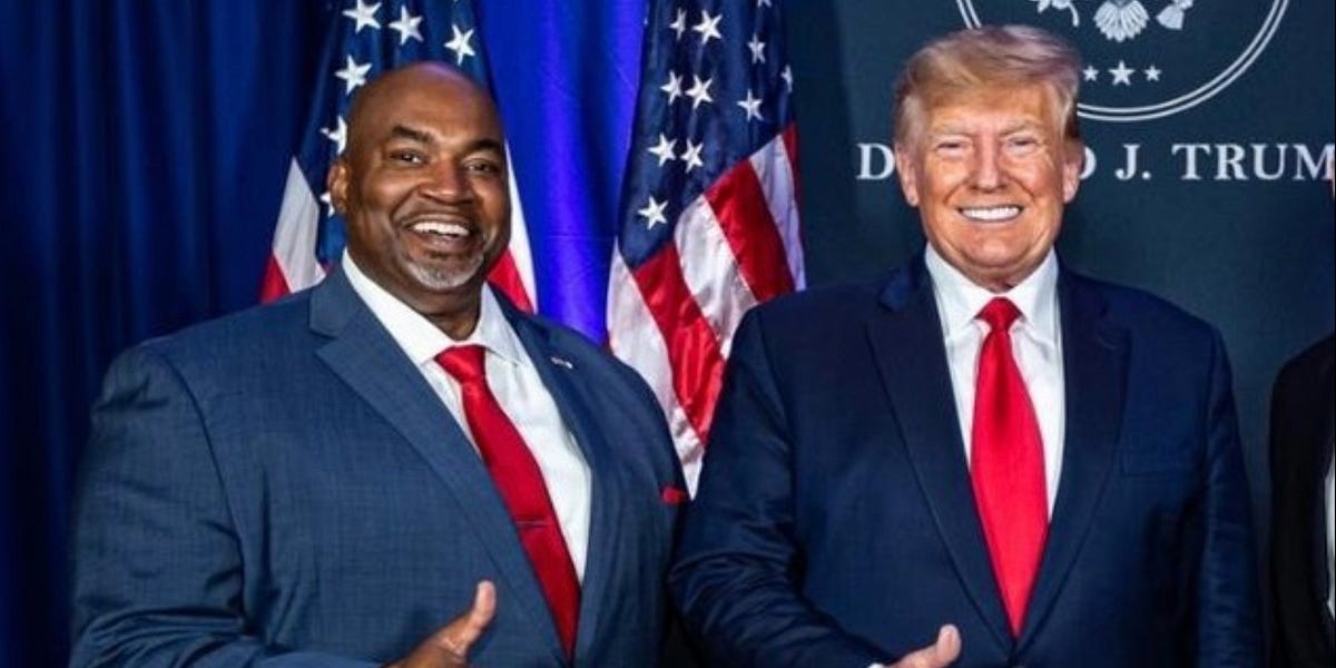 self-styled “black Nazi” Mark Robinson seems nice