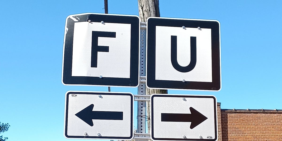 At the Junction of F and U - Sarah Kendzior’s Newsletter