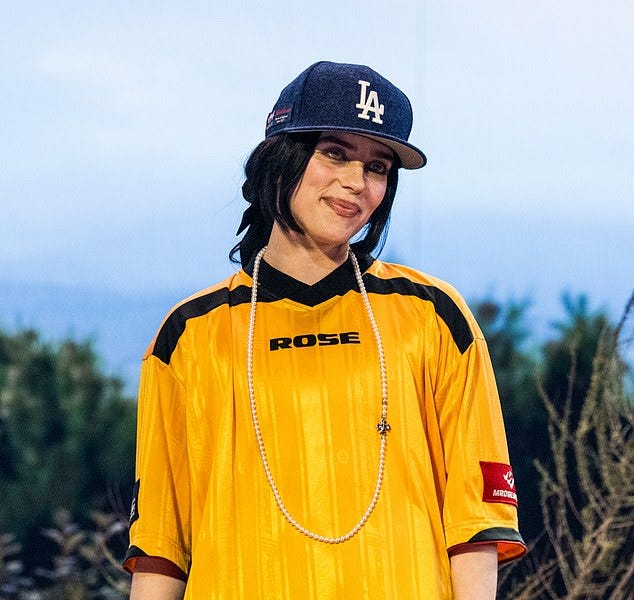 Billie Eilish sick on stage in Brisbane