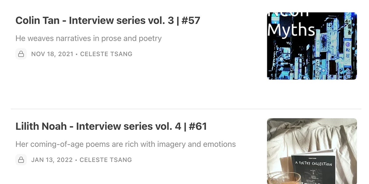 2023 Writing Wrapped - by Celeste Tsang