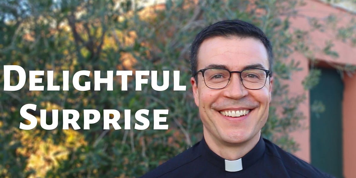 Delightful Surprise - by Fr. Michael Rossmann, SJ