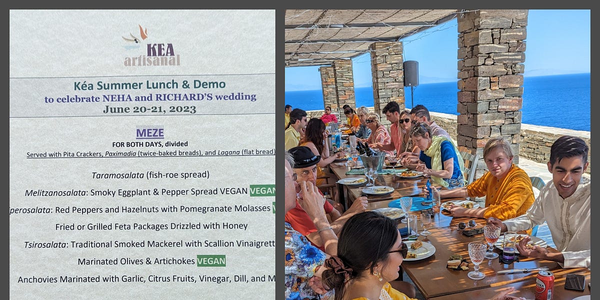 Greek Lunches for the Indian Wedding - by Aglaia KREMEZI