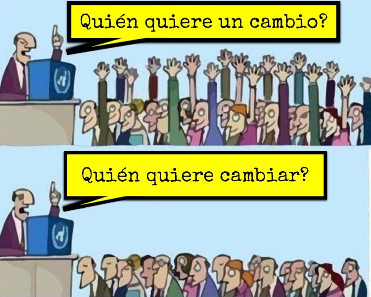 ¿Quién quiere un cambio? - #MartesCoach de Oscar Schmitz 🚀