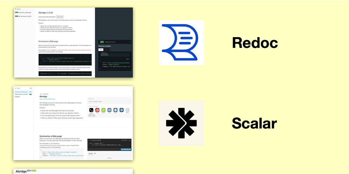 Three Open-Source API Reference Alternatives Three Open-Source API Reference Alternatives