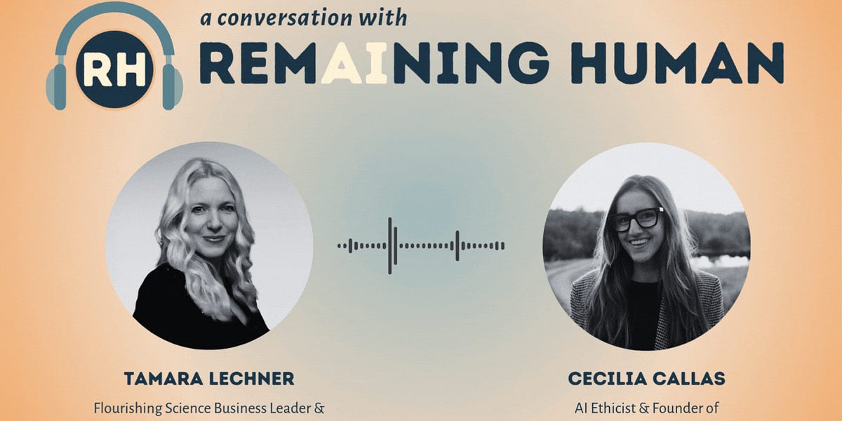 Human flourishing in an AI future - by Cecilia Callas