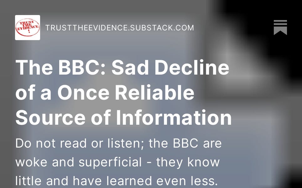 The BBC: Sad Decline of a Once Reliable Source of Information