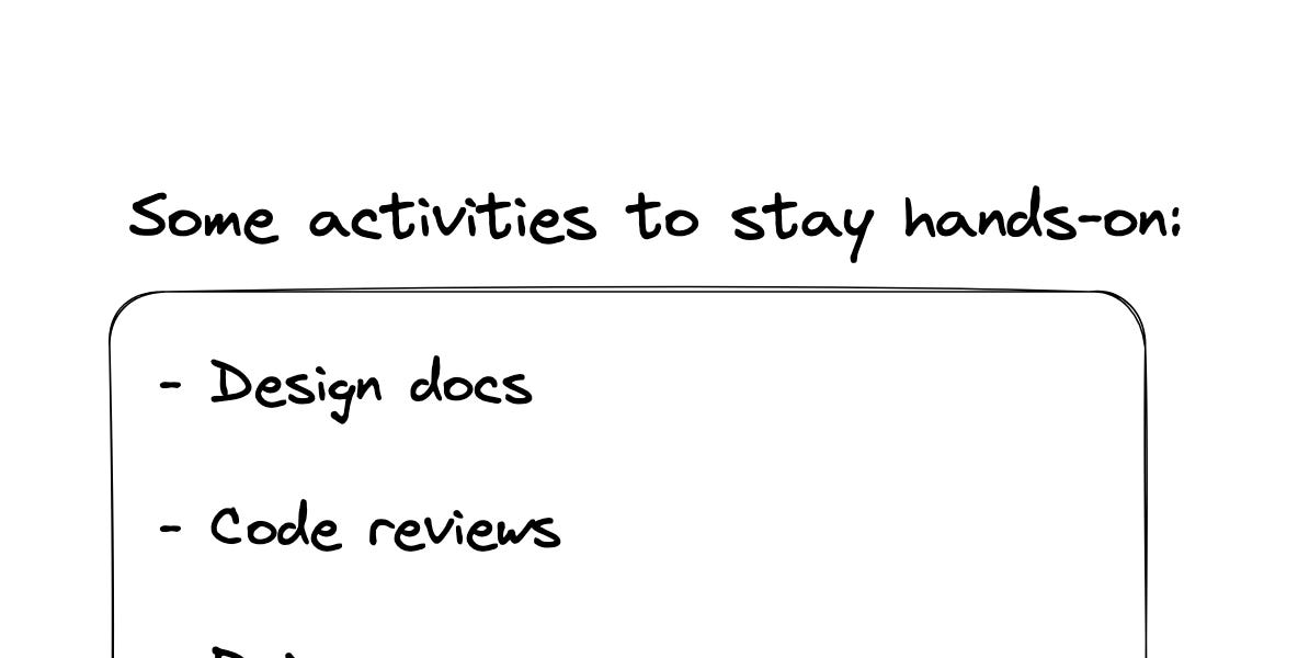 Staying Hands-On, as an Engineering Manager or a Tech Lead