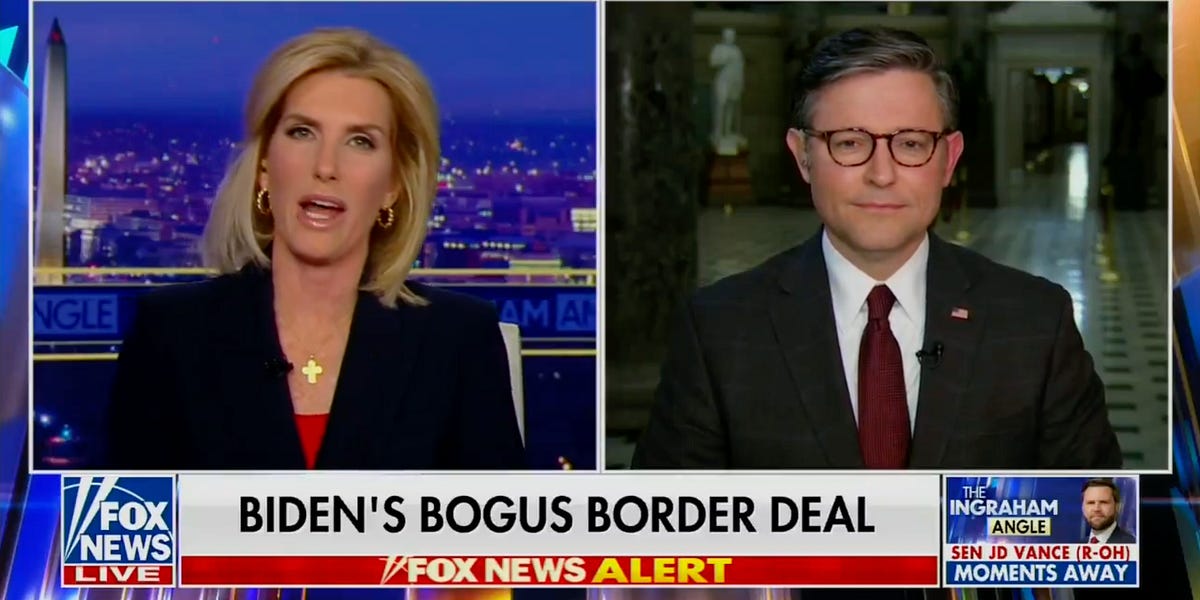 ‘Border, Border, Border!’ Mike Johnson Can Say The Word ‘Border.’ He's ...