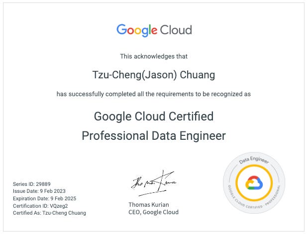 Passing Google Cloud Professional Data Engineer Exam in 2023