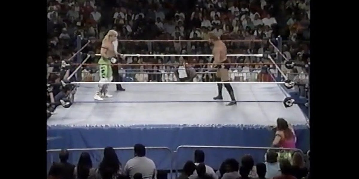 Match of the Day: Ted DiBiase vs. Shawn Michaels (WWE Prime Time ...