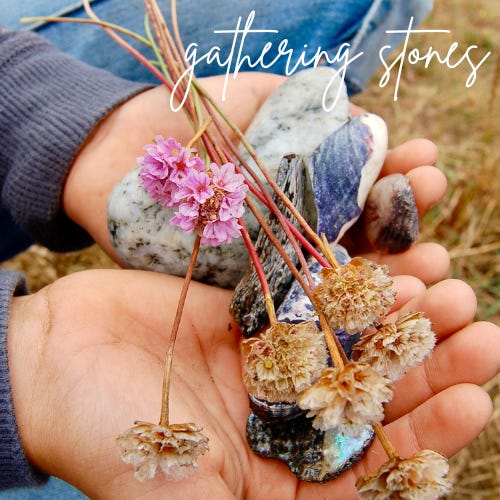 gathering stones - Gathering Stones by Sara Rader