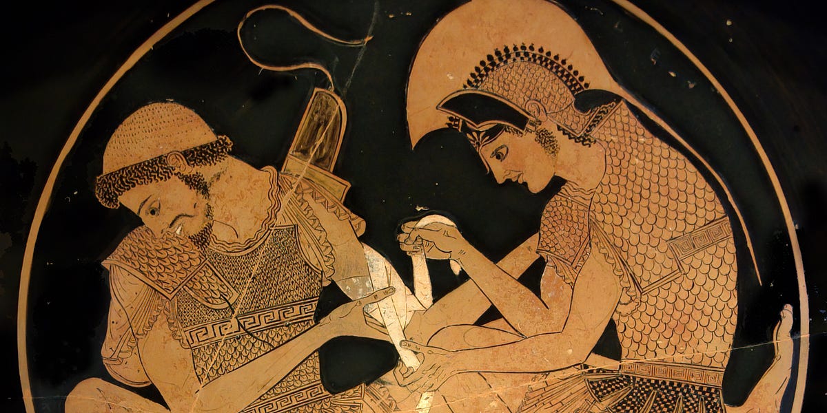 Achilles and Patroclus - cosi’s odyssey