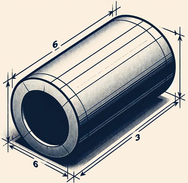 Rectanlge to Cylinder - by Theta On Pi - Theta’s Substack